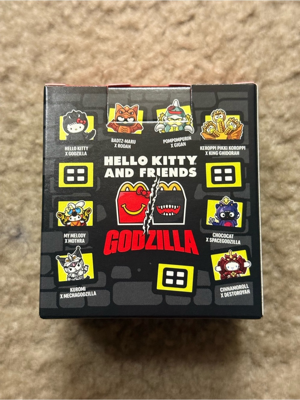 Hello Kitty Toys Mcdonalds Happy Meal Hello Kitty Godzilla Keroppi